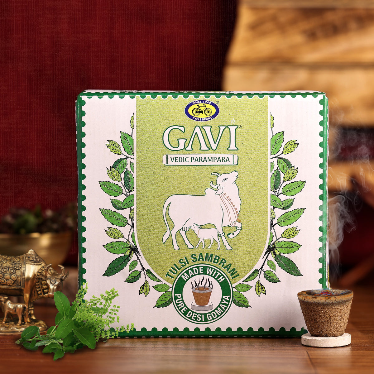 Gavi Vedic Parampara Tulsi Sambrani | Gavi - Cycle.in
